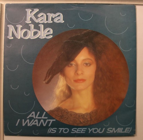 Pop Uk Picture Sleeve 45 Kara Noble - All I Wait / Baby Please On ...