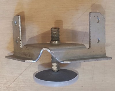 4 x Plinth Adjuster, Heavy Duty Adjustable feet with Supporting Bracket ...