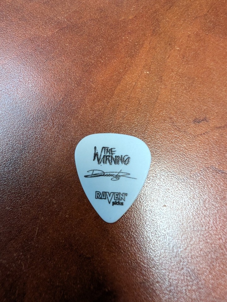 The Warning Dany Villarreal Raven Guitar Pick | eBay