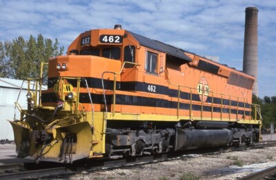 I&M 462 Railroad Train Locomotive POWERTON IL Original 2003 Photo Slide ...