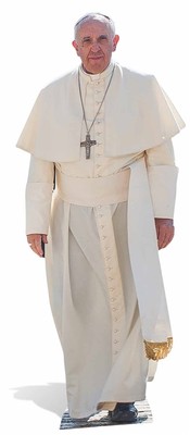 Pope Francis Lifesize Cardboard Cutout / Standee / Stand Up catholic ...