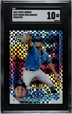 SHANE McClanahan 2023 Topps Chrome Baseball SP X-Fractor Refractor #169 ...