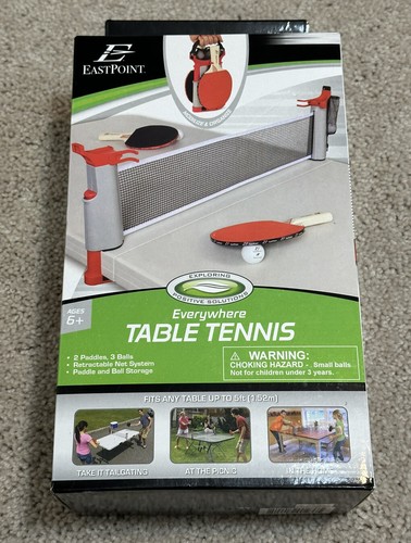 NEW EastPoint Everywhere Table Tennis Set Portable Ping Pong ...