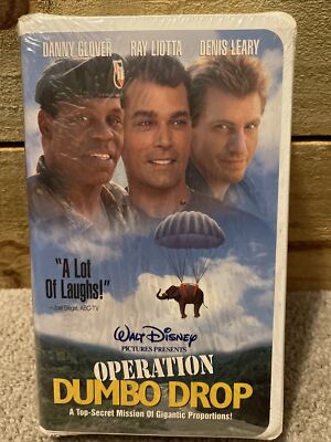 Operation Dumbo Drop (VHS, 1996, Clam Shell) Brand New Sealed Walt ...