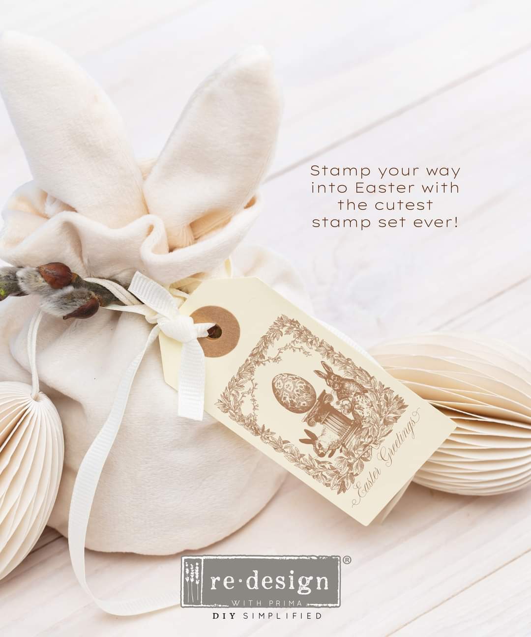 Easter | 8.5x11 Décor Stamp | Redesign with Prima | eBay