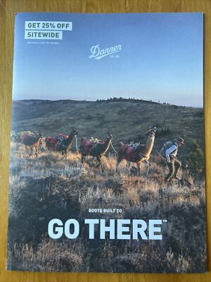 Danner 2023 Workbook Catalog Booklet / BOOTS BUILT TO GO THERE | eBay
