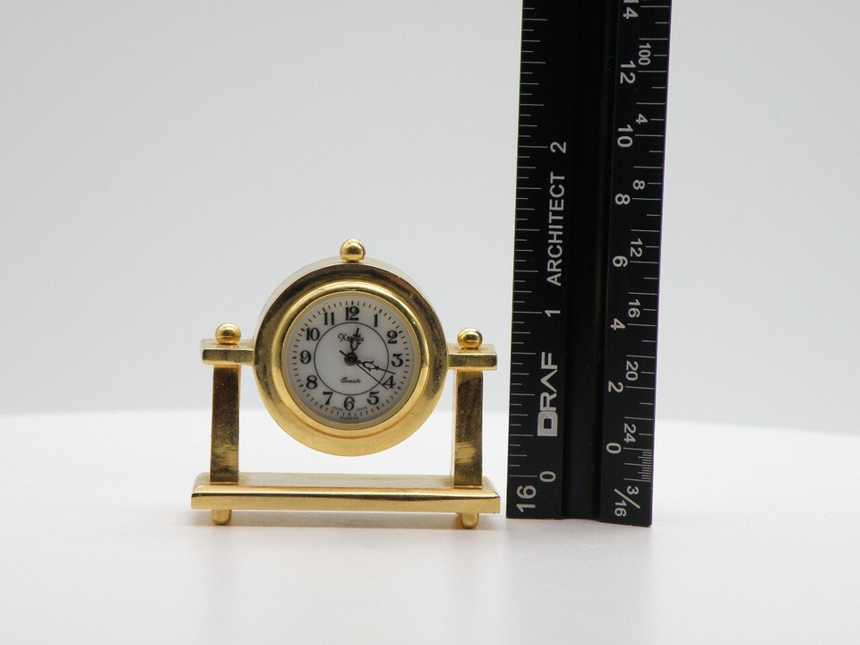 Xanadu Quartz Miniature Mini Mantle Style Collectible Clock Japan ...