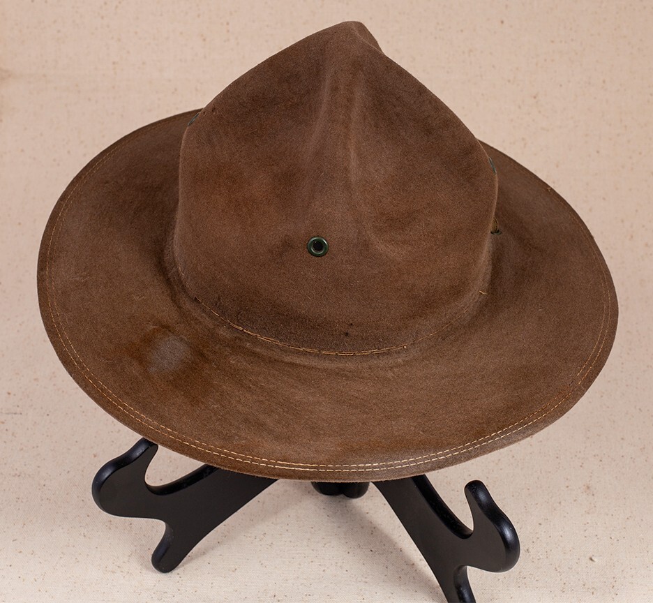 Vintage Official Boy Scout Campaign Hat Size 7-1/8 | eBay