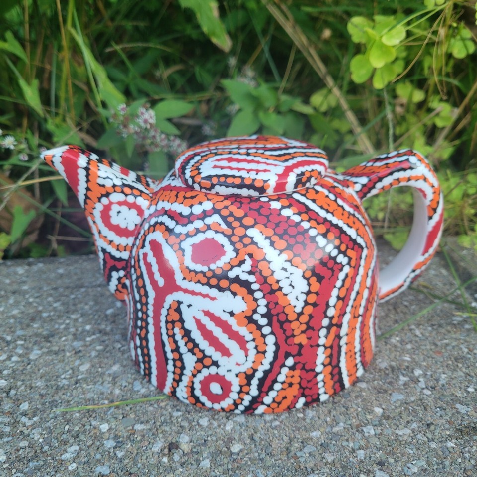Aboriginal Ceramics Tagged Teapot Alperstein Designs Australian Art 4 ...
