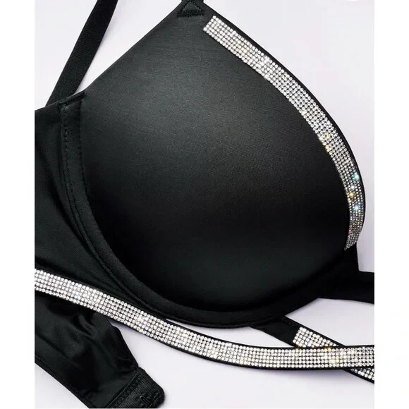 Victoria's Secret Sexy Push Up bra shine strap Bra 42D | eBay