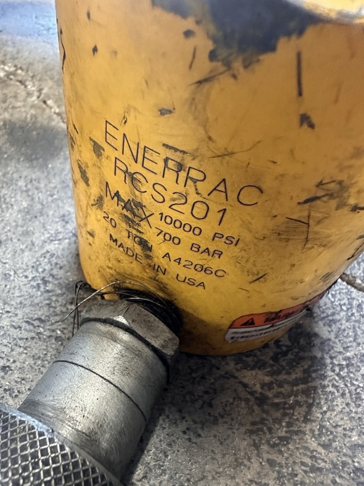 ENERPAC P392 Hydraulic Hand Pump w/ RCS201 10,000 PSI Ram | eBay