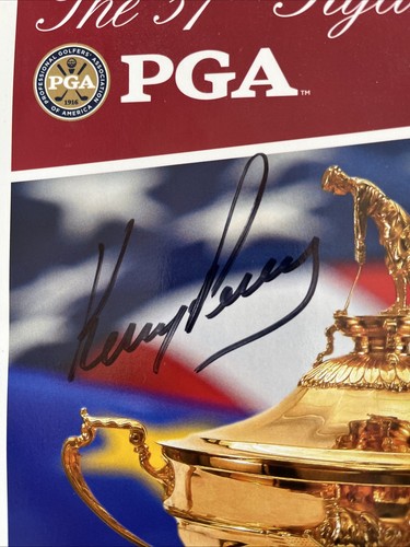 Kenny Perry Justin Leonard Signed Autographed 2008 37th Ryder Cup ...