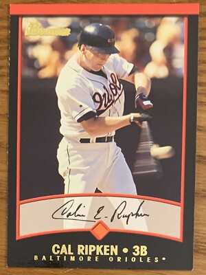 CAL RIPKEN JR., 2001 BOWMAN CARD IN EXCELLENT CONDITION ! | eBay