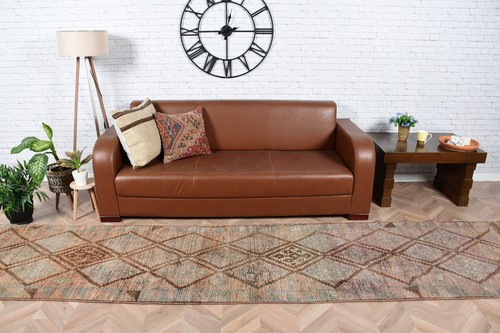 Oriental Rugs, 2.7x13.1 ft Runner Rugs, Turkish Rugs, Moroccan Rug ...