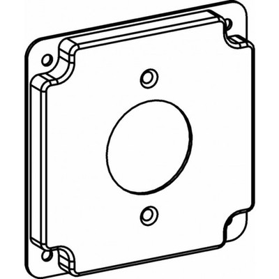 Orbit 4405 4 Inch Square Industrial Cover Power Outlet 1.6 Inch | eBay