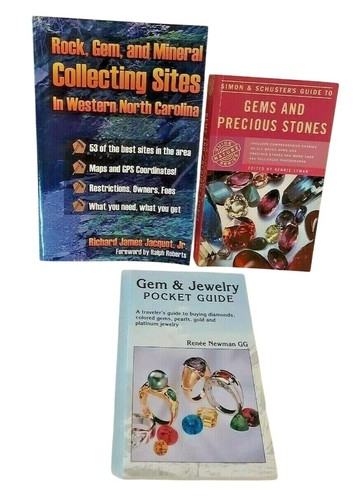 Rock Gem Mineral Collecting Guide Books Set Of 3 Geology Gemstones ...