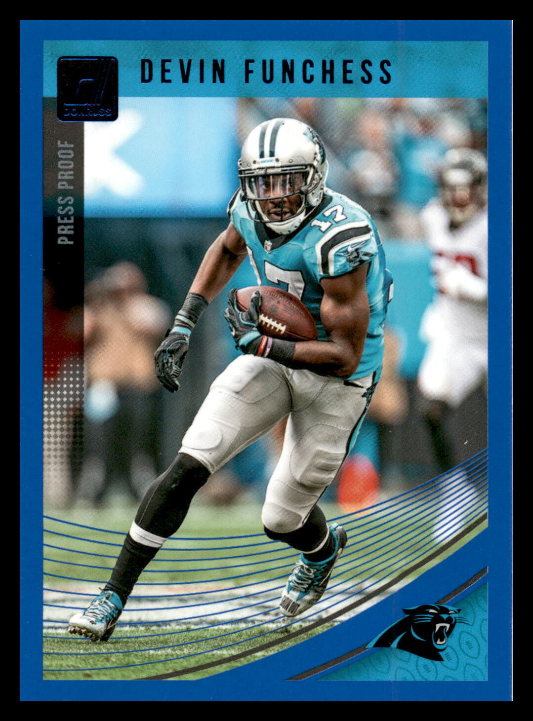 2018 Donruss Press Proof Blue # 41 Devin Funchess - Carolina Panthers | eBay