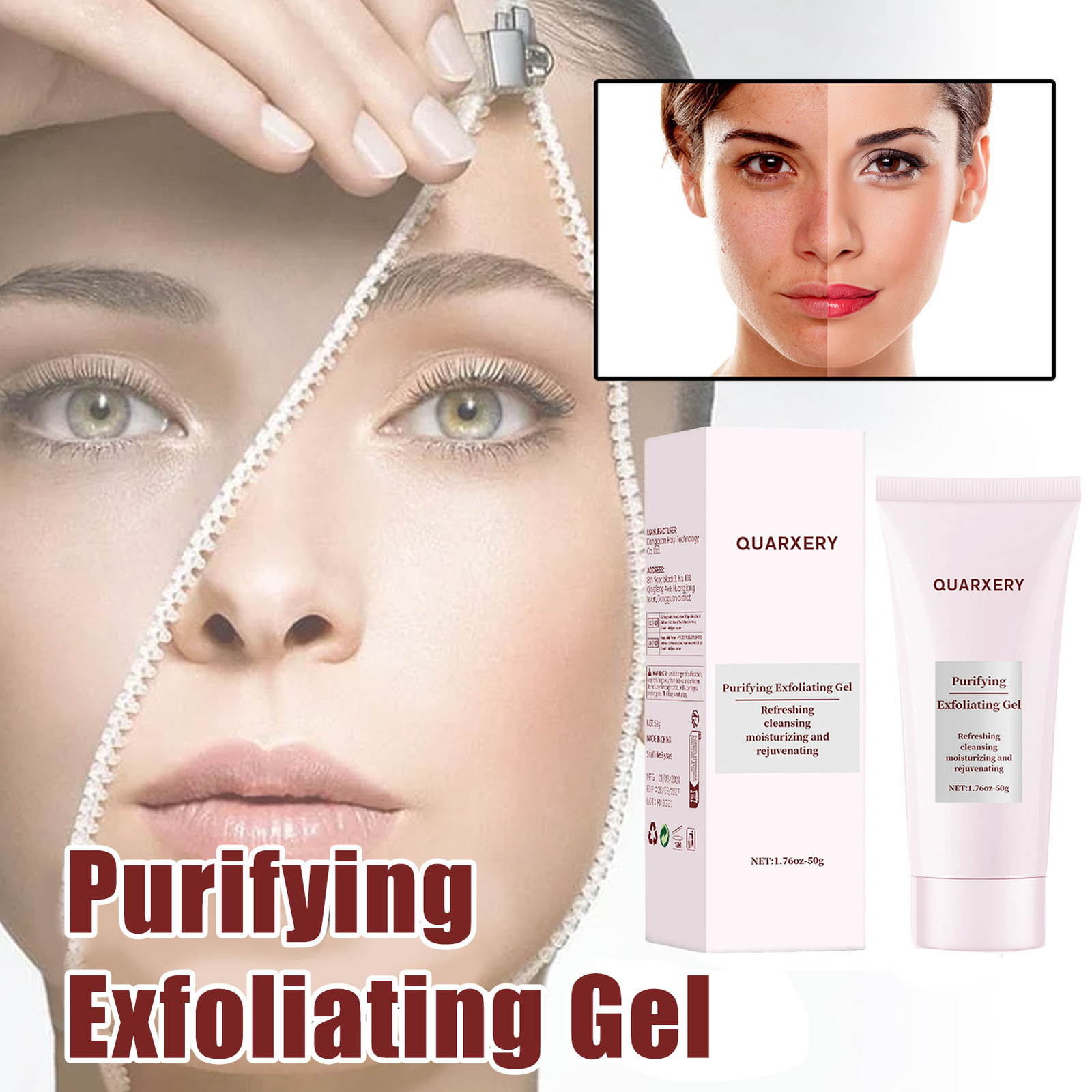Purifying Exfoliating Gel, Purifying Cream, for Face and Body | eBay ...