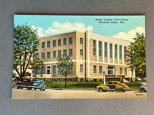Arkansas, AR, Mountain Home, Baxter County Court House, Mint Curteich ...