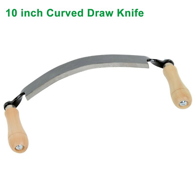 10 inch Draw Shave Knife Curved Draw Knife Woodworking Scraper ...