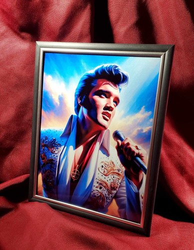 Elvis Presley "Everlasting" GLASS Print of Original Painting | eBay