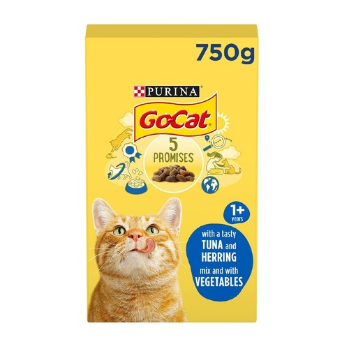 GO-CAT COMPLETE - (750g to 10kg) - Purina Adult Cat Food PawMits Dry ...
