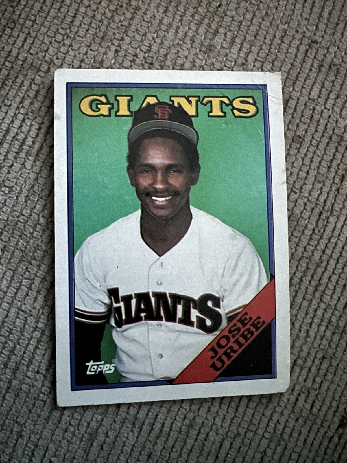 1988 Topps - #302 Jose Uribe MisPrint Alignment | eBay