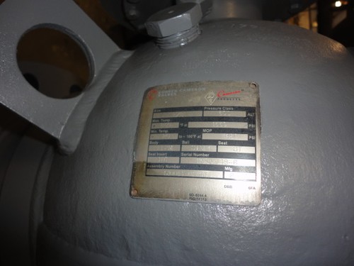 Ball Valve Cameron T31 8" 600 Flanged Full Port Trunnion Gear Op W ...