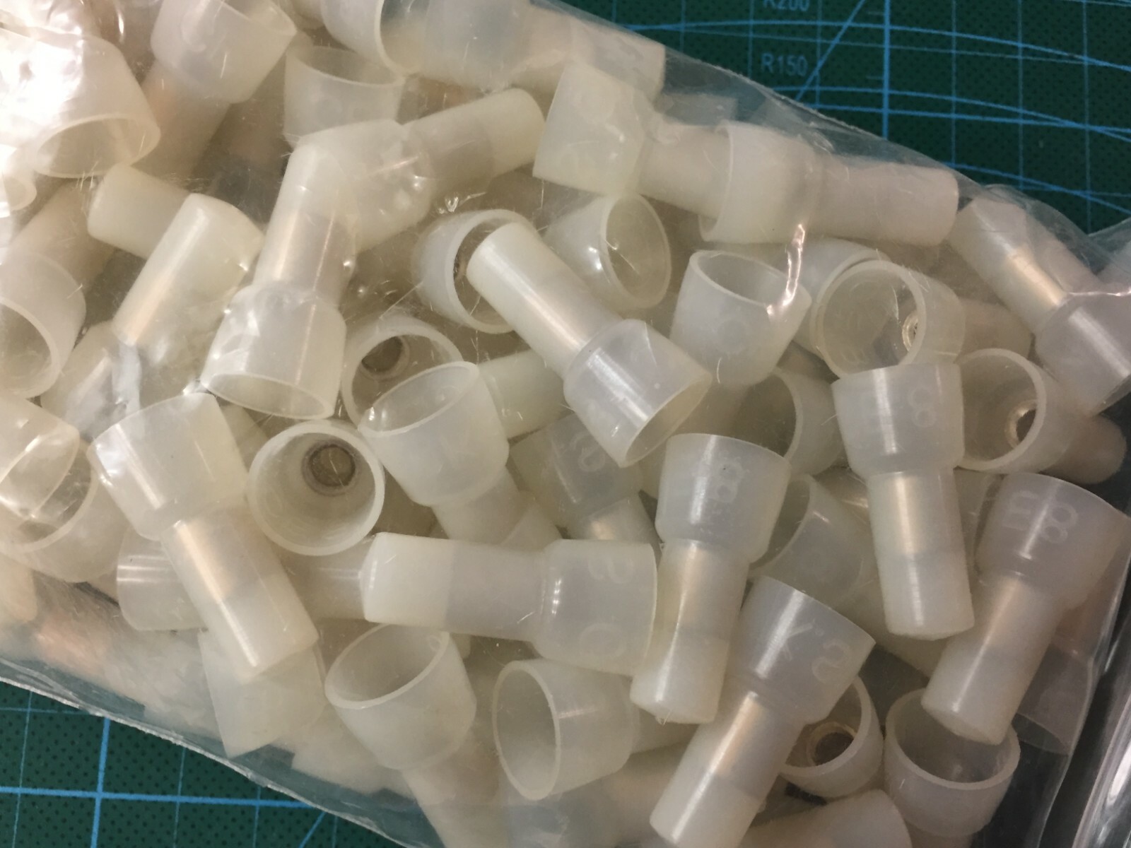 Pack 1000pcs KST Insulated Closed End Crimp Splice Caps, UL, Copper ...