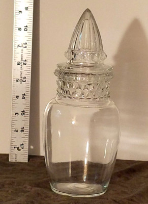 Jars - Old Clear Glass Candy Jars