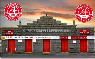 ABERDEEN BADGE - Aberdeen South Stand badge | eBay UK