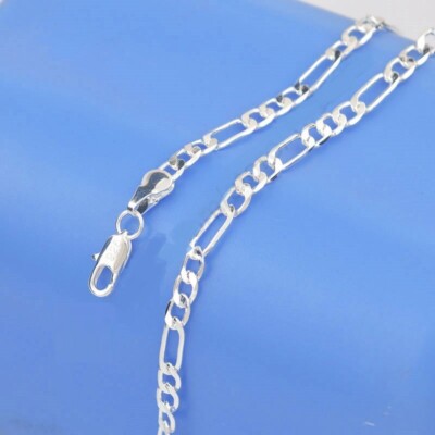 18" 925 stamped Sterling Silver Filled Classic Chain Necklace For ...