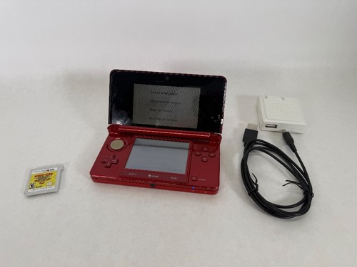 Nintendo 3DS Flame Red Handheld Console W/Donkey Kong | eBay