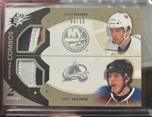 John Tavares Matt Duchene Spx 2010-11 Winning Combos /15 Big Game Used ...