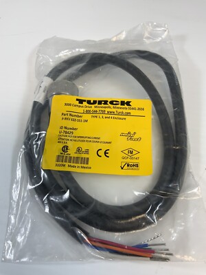(New) TURCK P-RKV 632-551-1M 6 Pin Cordset 1M Length | eBay
