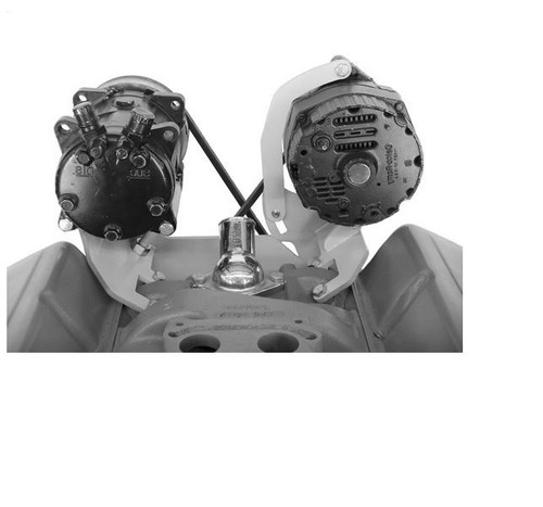 Alan Grove Steel A/c Air Compressor Bracket Driver Side SB Chevy SBC ...