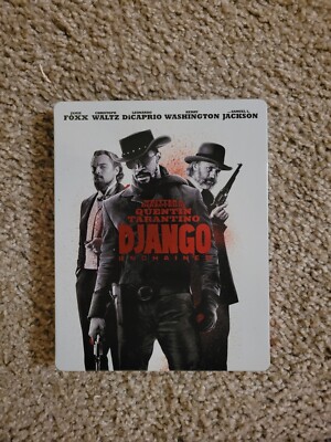 Django Unchained (Blu-ray, 2012) Limited Edition Steelbook w/ Back Card ...