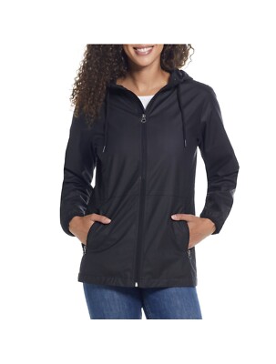 WP Weatherproof Women's Lightweight Full Zip Rain Slicker Jacket | eBay