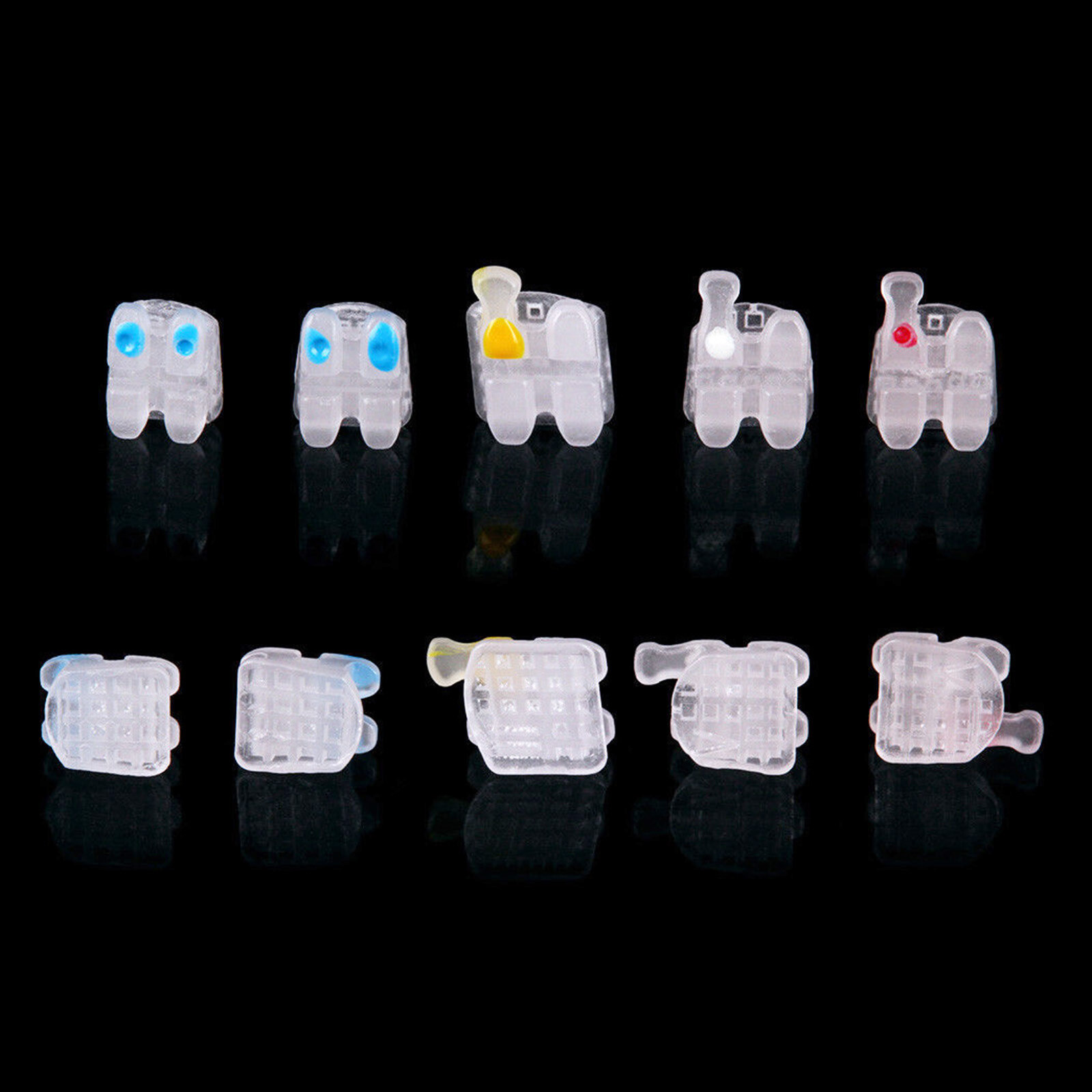 Ormaer 3M Dental Orthodontic Ceramic Brackets Roth MBT 022 Slot 3 4 5 ...