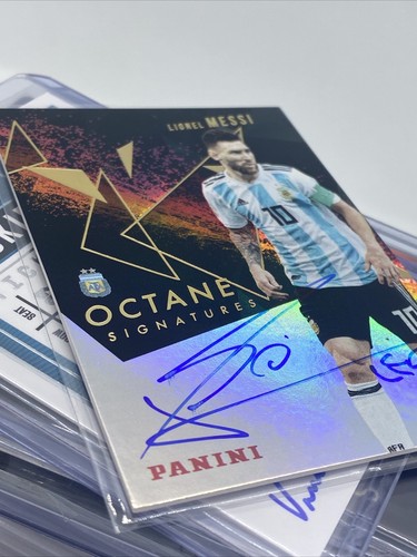 2021-22 Panini Immaculate Soccer Lionel Messi Octane Signatures On Card ...