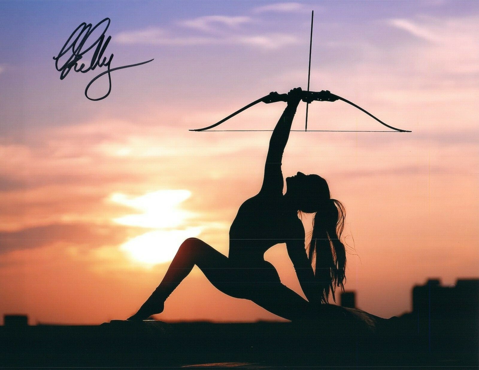 Orissa Kelly Signed 8x10 Photo #308 Archery Contortionist Britain's Got ...