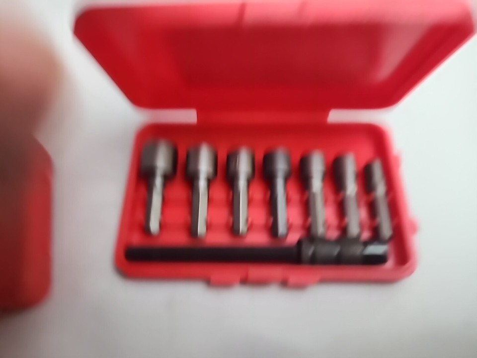 MATCO TOOLS SAE NON MAGNETIC BIT & NUT SETTERS SET SAN7PBA & SAP7PBA ...