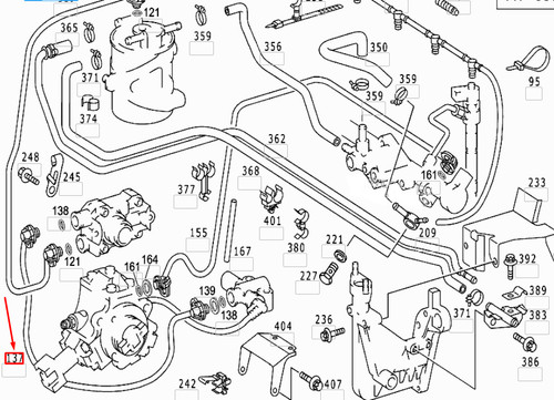 NEW MERCEDES-BENZ SPRINTER 903 FUEL PIPE HOSE A6110706832 OEM | eBay