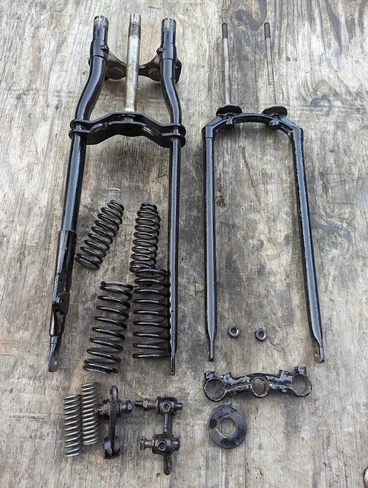 HARLEY DAVIDSON VL JD PEA SHOOTER SINGLE MODEL B SPRINGER MAIN FRONT ...