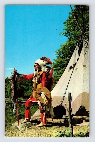 Postcard Oklahoma OK Chief Iron Horse Native American Indian 1960s ...