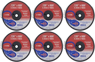 Rotary Six (6) Pack of Vortex Trimmer Line 12181 .130 x 600, 5 LBS ...
