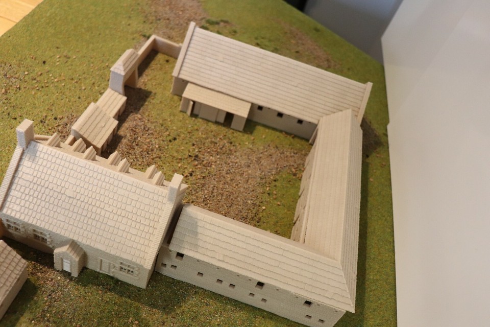 La Haye Sainte Farm House 3 Buildings+ Wargaming 1815 Napoleonic 28mm ...