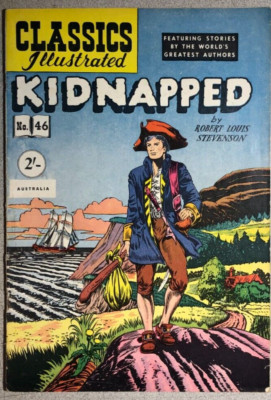 CLASSICS ILLUSTRATED #46 Kidnapped (HRN 123WL) Australian comic VG++ | eBay