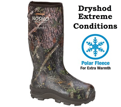 Dryshod Size 6 NOSHO Women's Hi Cut Camo Extreme Conditions Boot MBM-WH ...