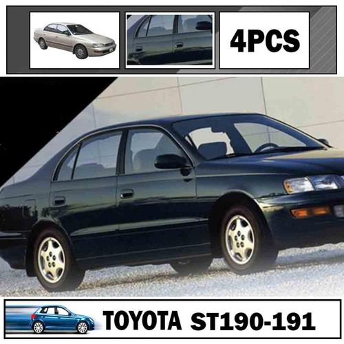 FRONT REAR LR Outer Door Handle Black 4PCs For Toyota Corona ST190 ...